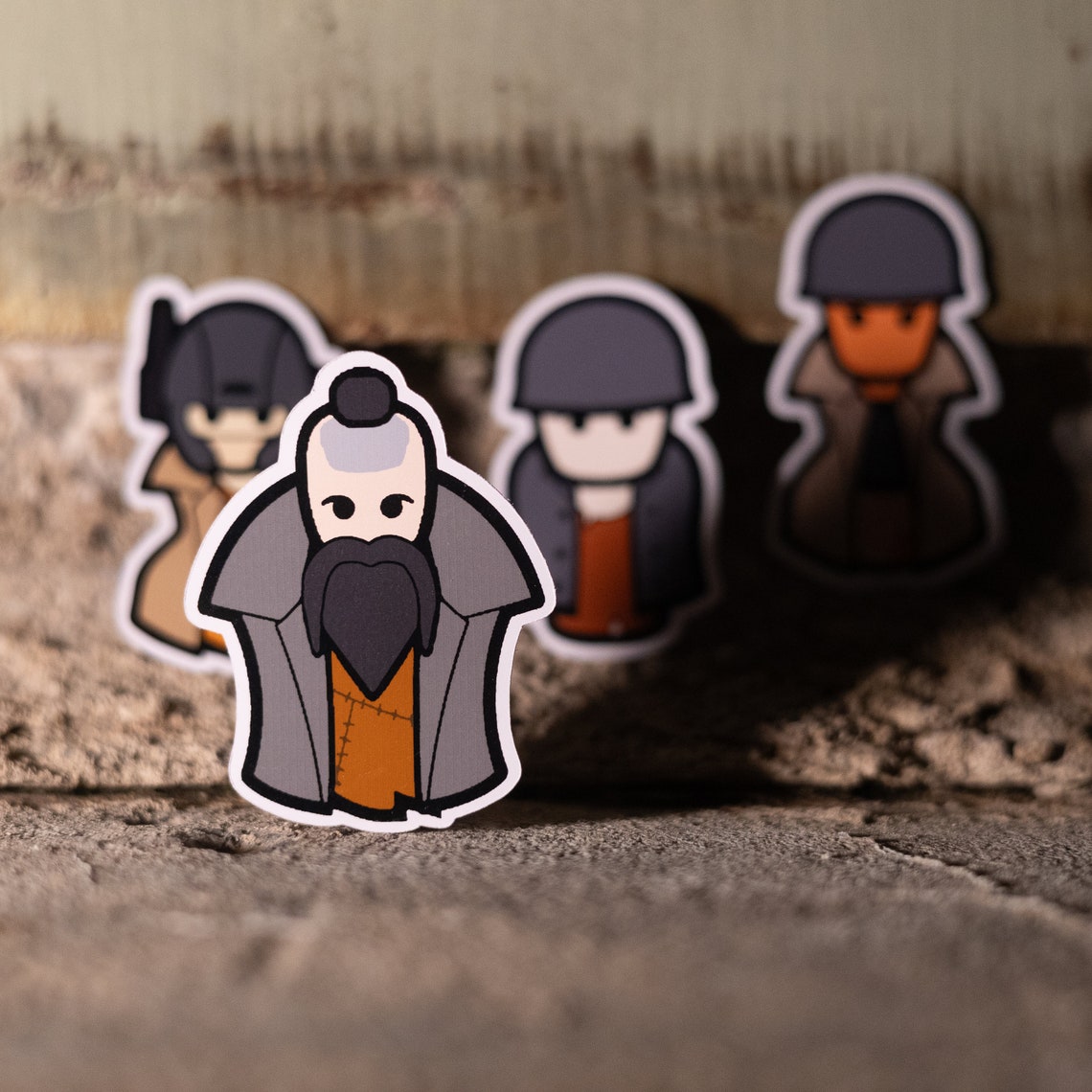 Rimworld Colonist Sticker Pack, 5 Randomized Survivors, Vinyl Sticker ...