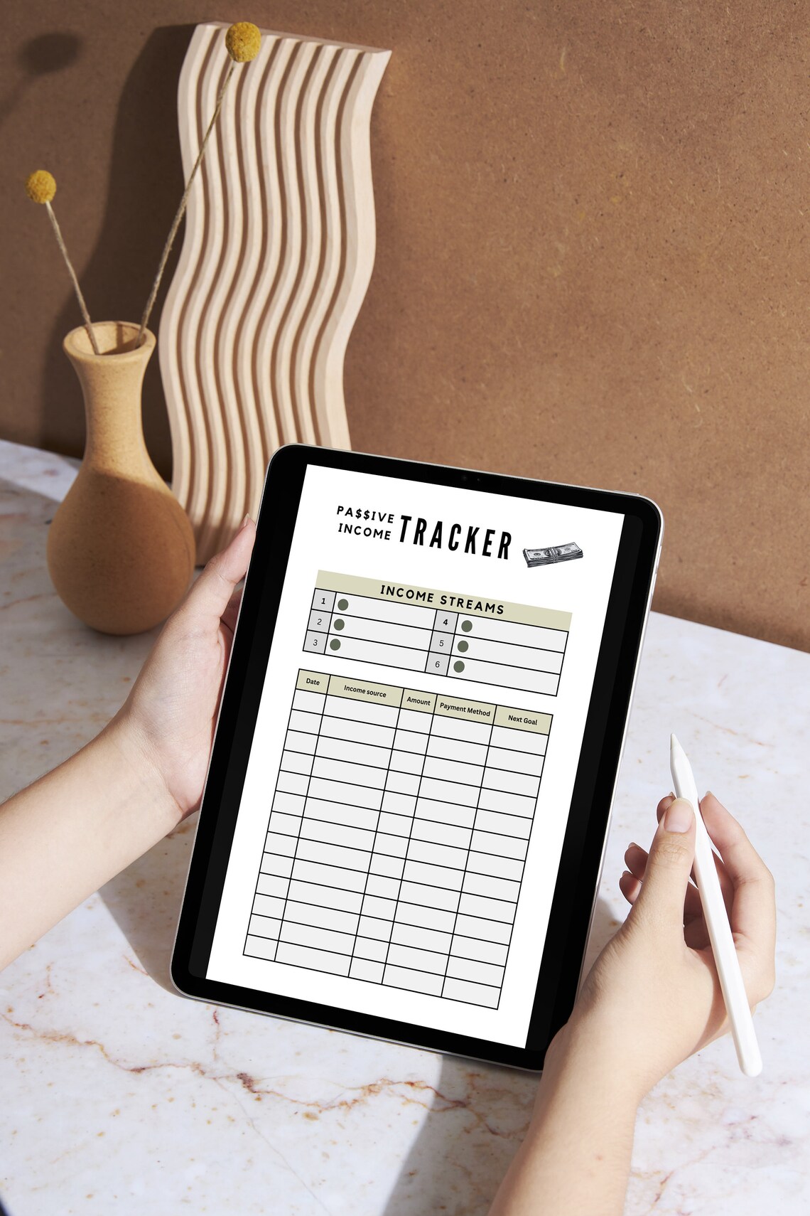 Passive Income Tracker * Printable Page * Income Streams * FREE Digital ...