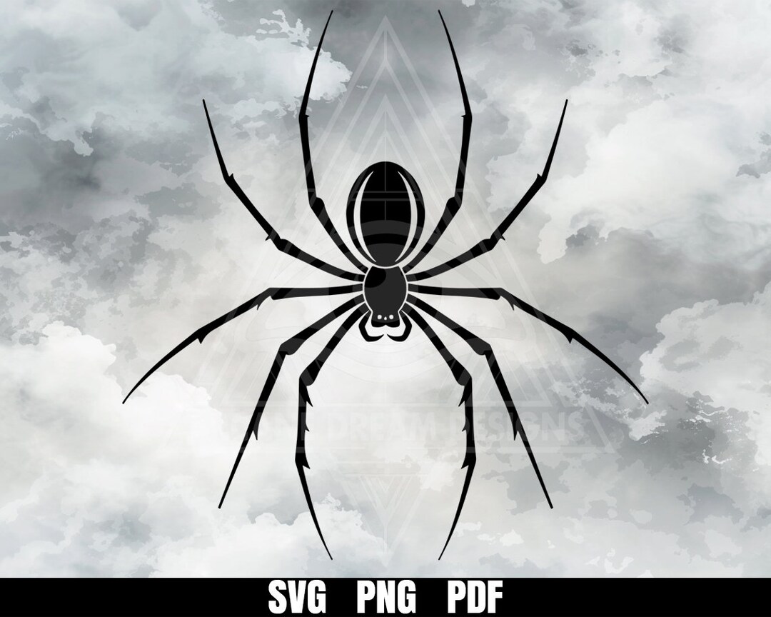 Spider SVG, PNG, PDF Instant Download - Etsy