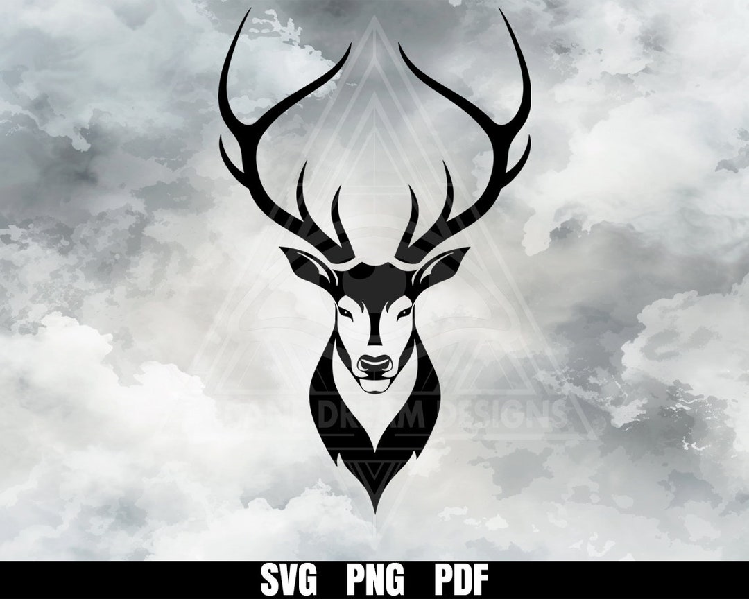 Stag Deer Logo Instant Download, SVG, PNG, PDF - Etsy Canada