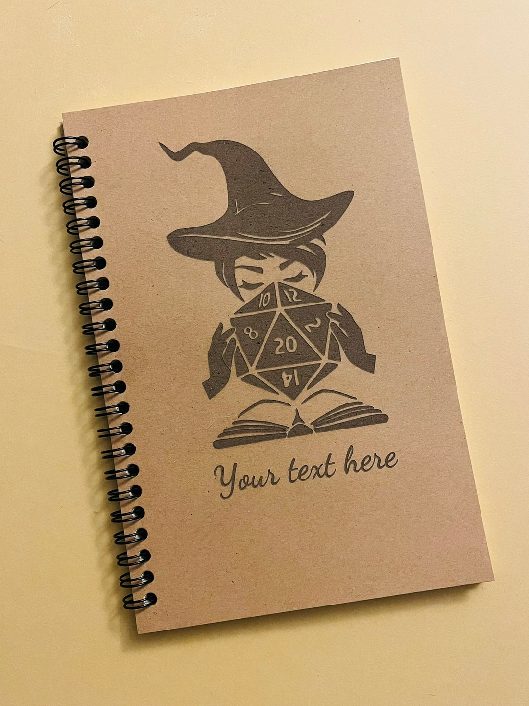 Personalized A5 Wizard Notebook, Custom Engraved Notebook, Dungeons and ...