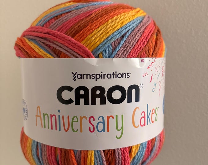 Limited Edition Caron Anniversary Cake Yarn - Beach Towel - Super Bulky ...