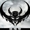 Demon SVG, PNG, PDF, Instant Download, Vector - Etsy Canada