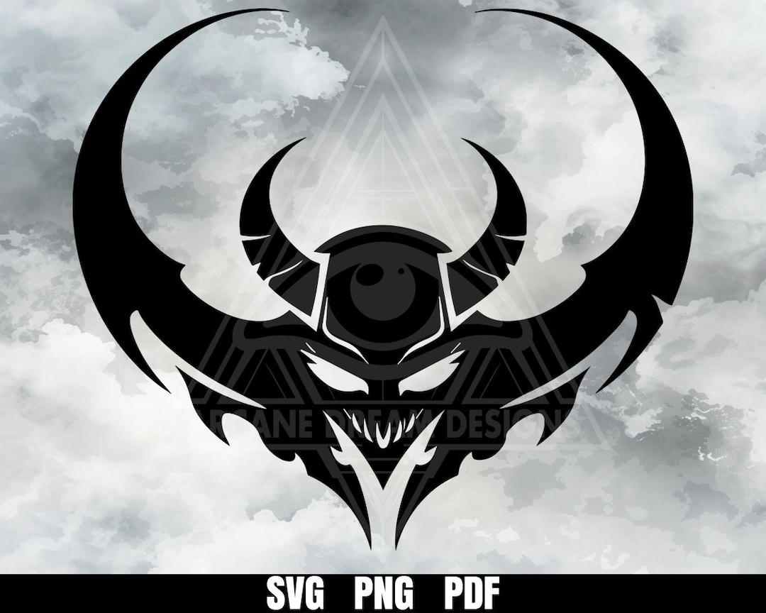 Demon SVG, PNG, PDF, Instant Download, Vector - Etsy