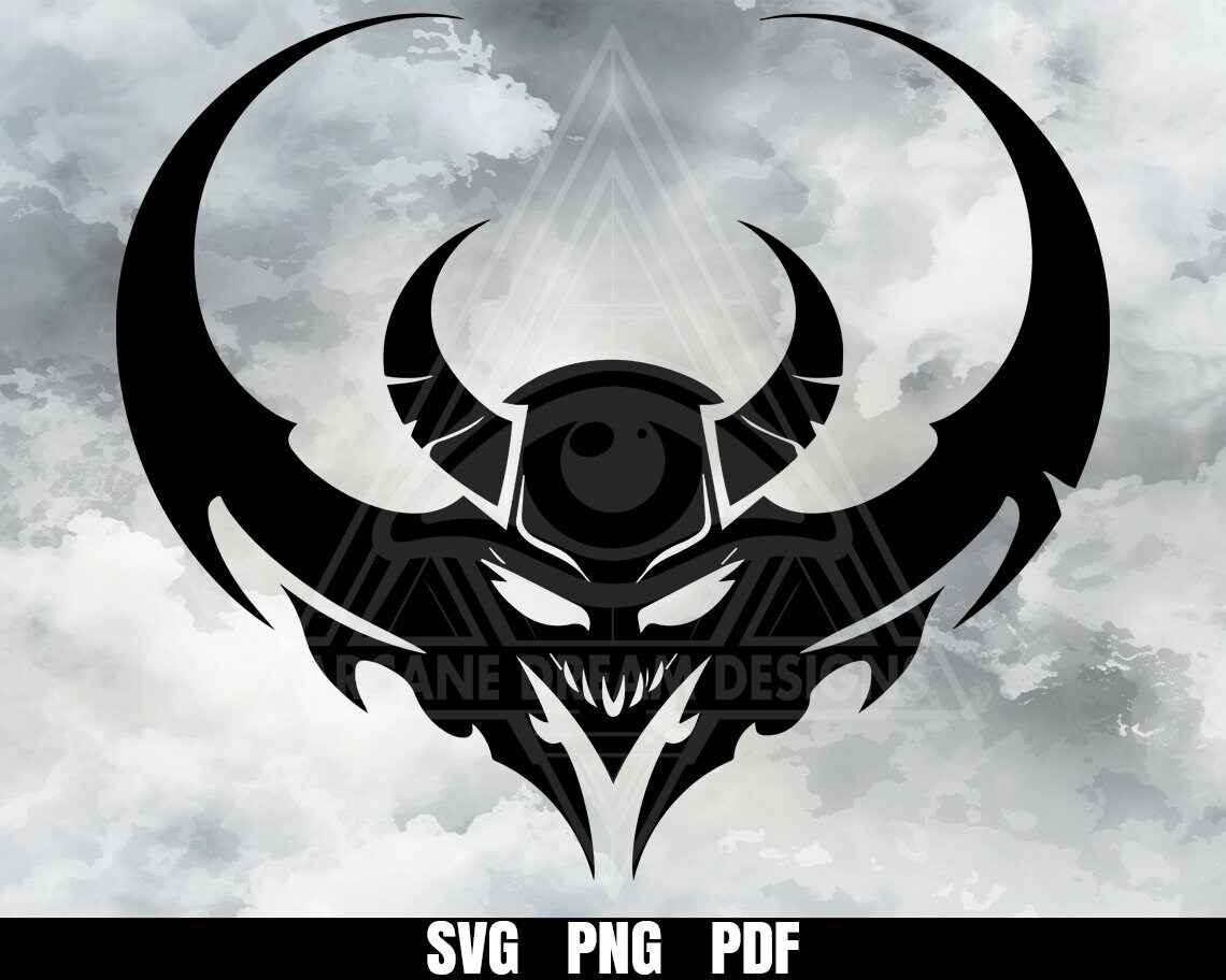 Demon SVG, PNG, PDF, Instant Download, Vector - Etsy