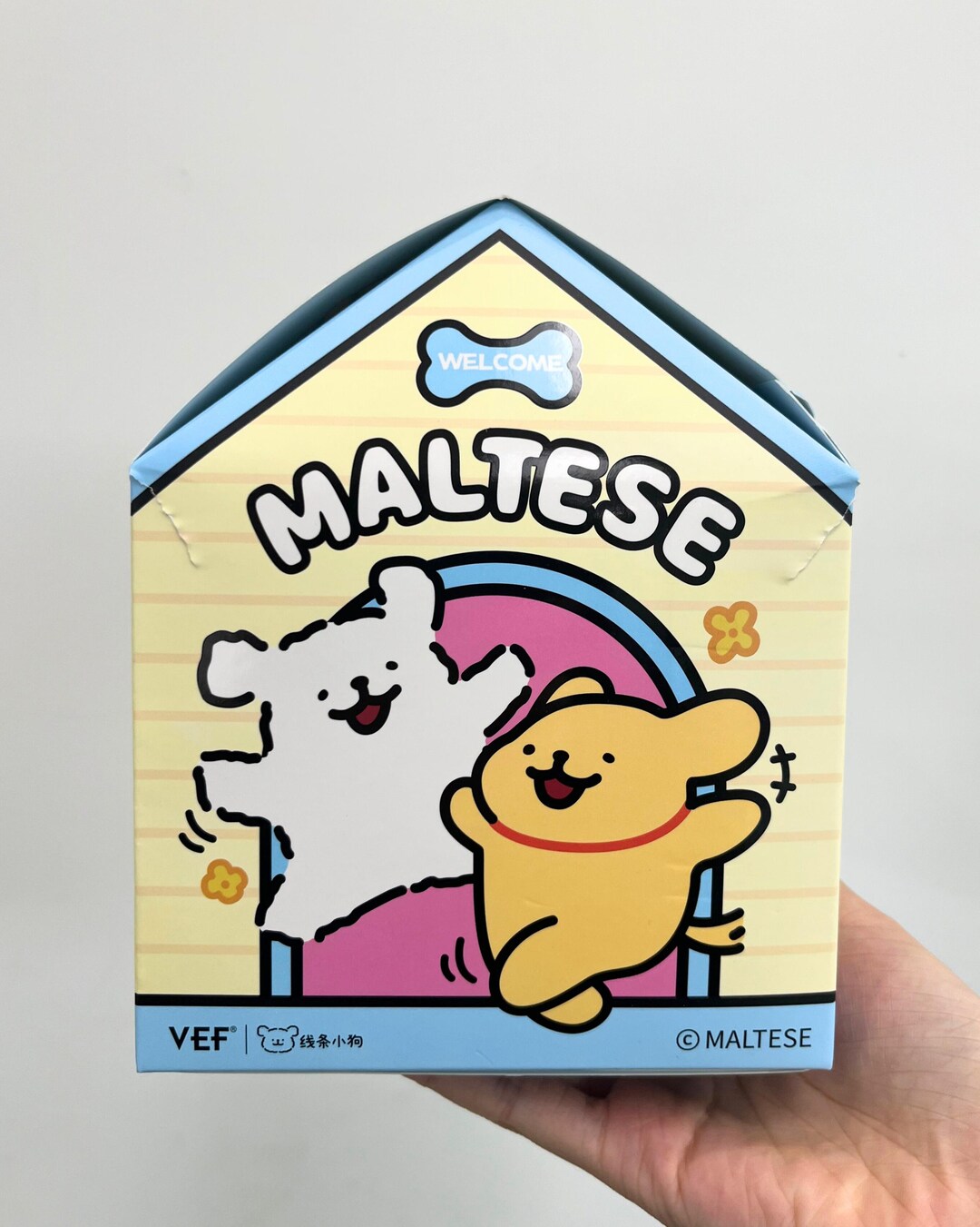Maltese Dog - Happy Go! Go! Series Plush Blind Box - Etsy Canada