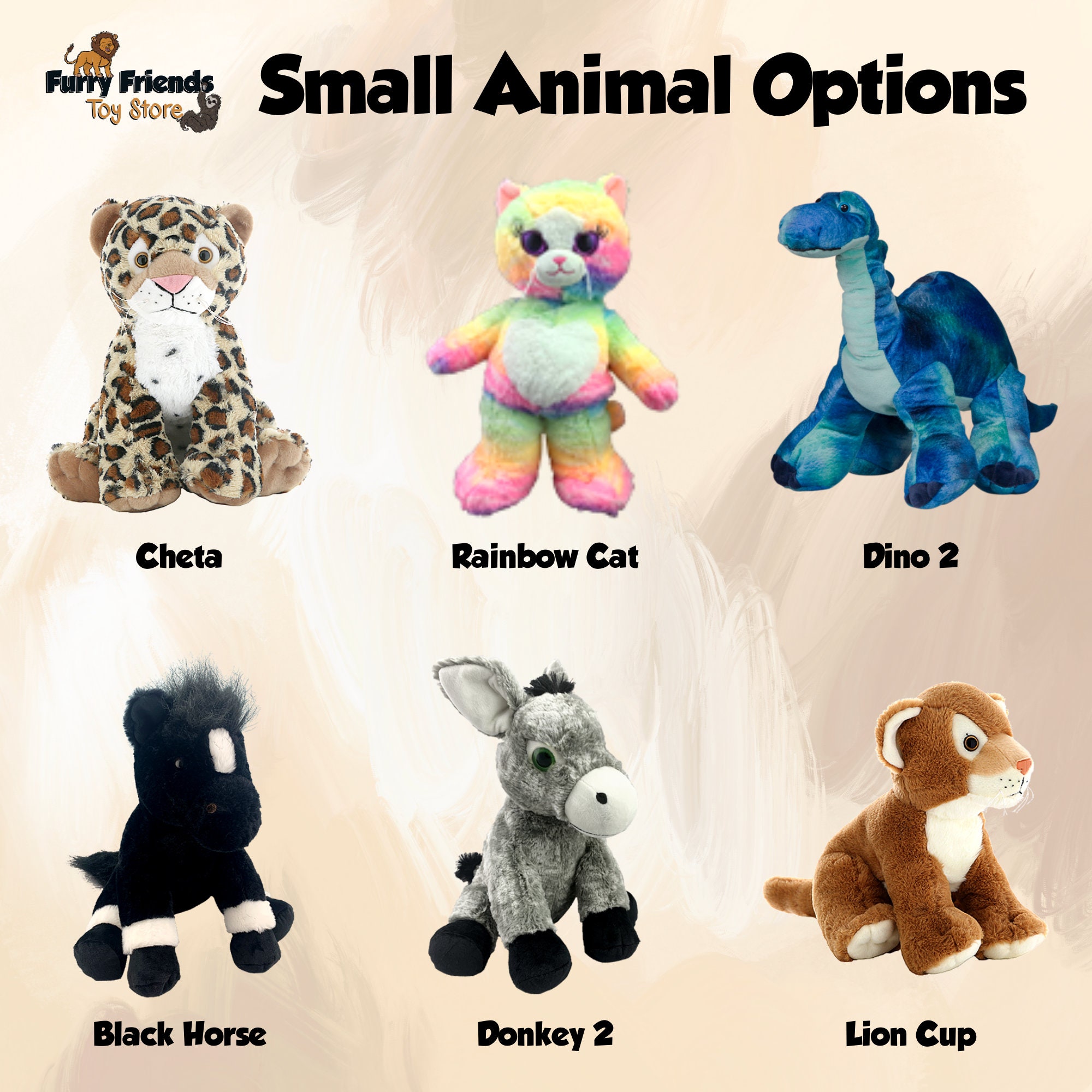 Make Your Own Stuffed Animal Party Pack: 10 Adorable Unstuffed Friends ...