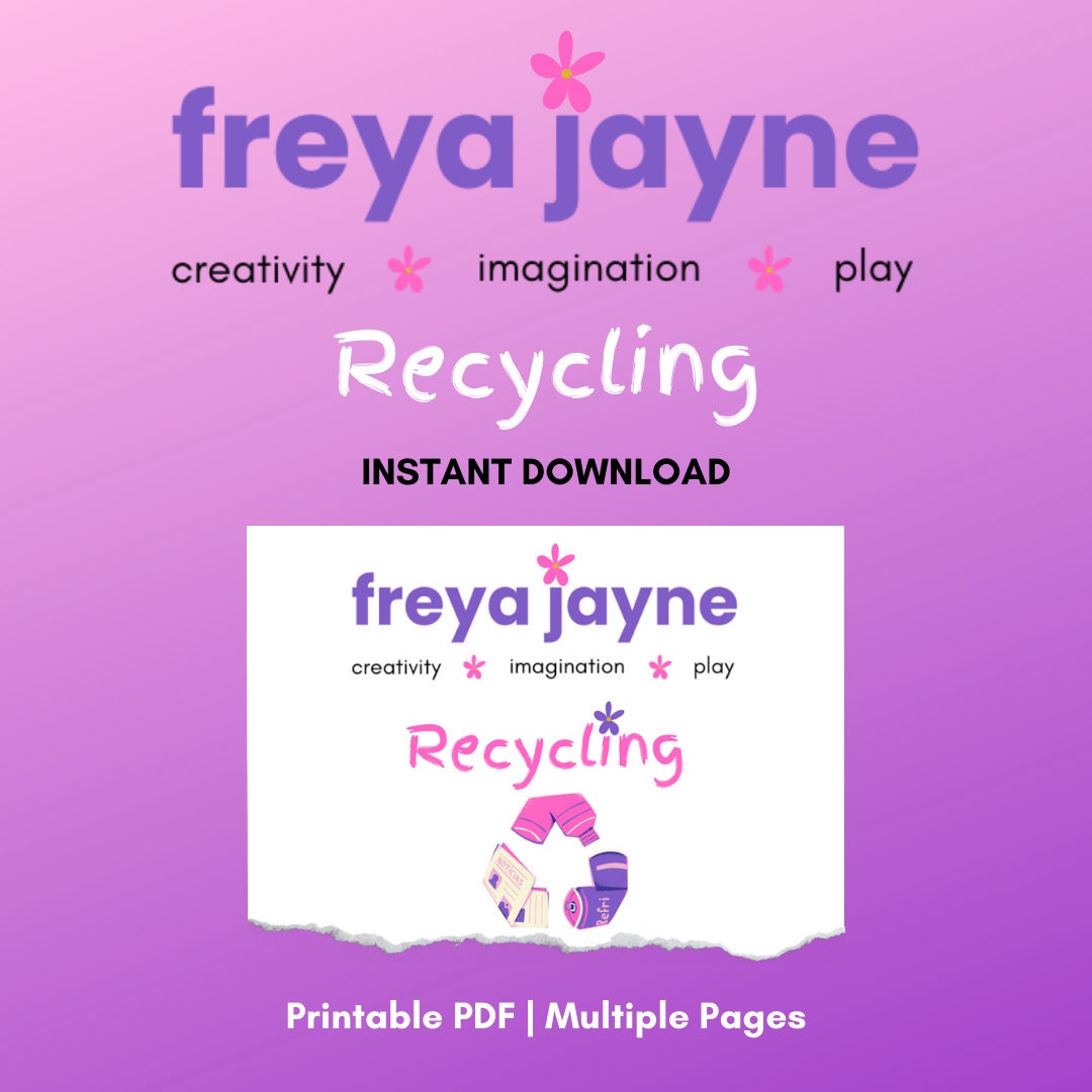 Recycling Kids Printable, Childrens Printable, Printable Activities for ...