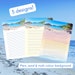 Instant Download Letter Writing Set Tropical Beach With Matching ...