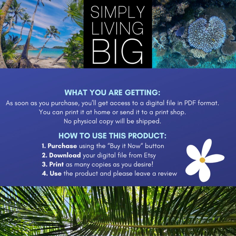 Instant Download Letter Writing Set Tropical Beach With Matching ...
