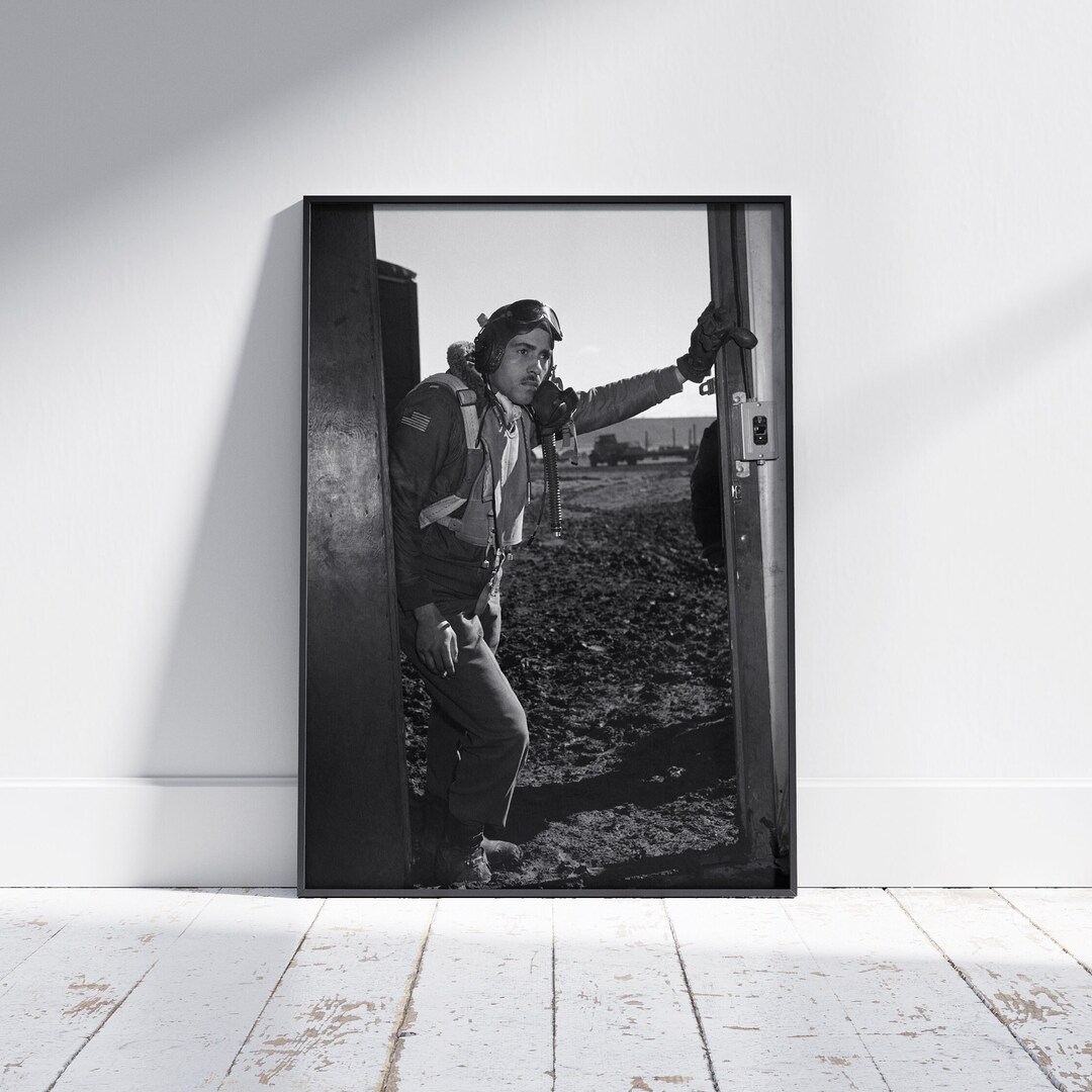 Red Tail Angel | Black and White Photo WW2 Posters & Prints WWII ...