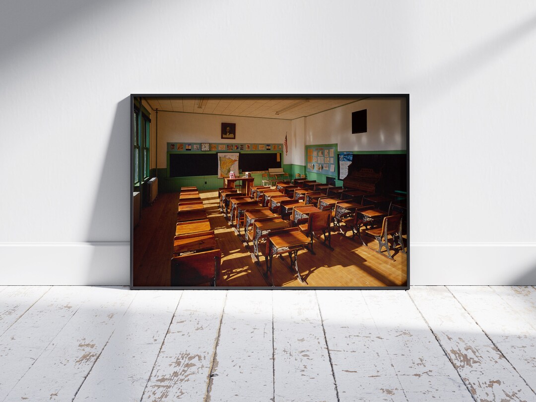 1960s Minnesota Classroom | Vintage Photography Prints Americana Wall ...