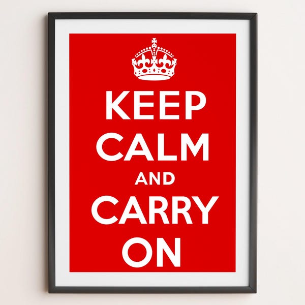 Keep Calm Posters - Etsy