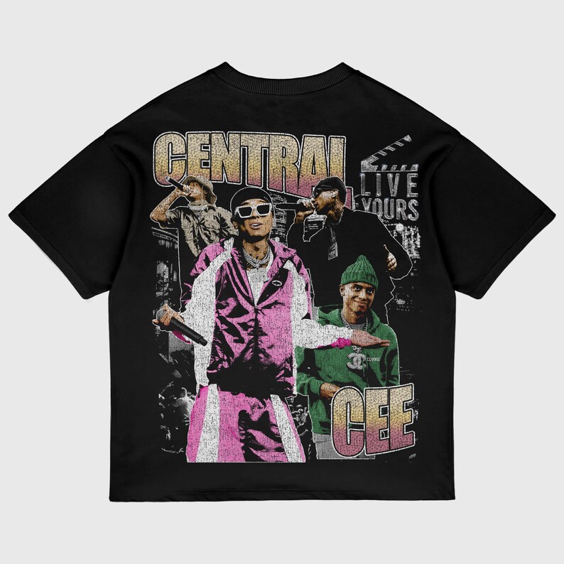 Central Cee PNG Design, T-shirt Design Central Cee PNG Digital, Vintage ...