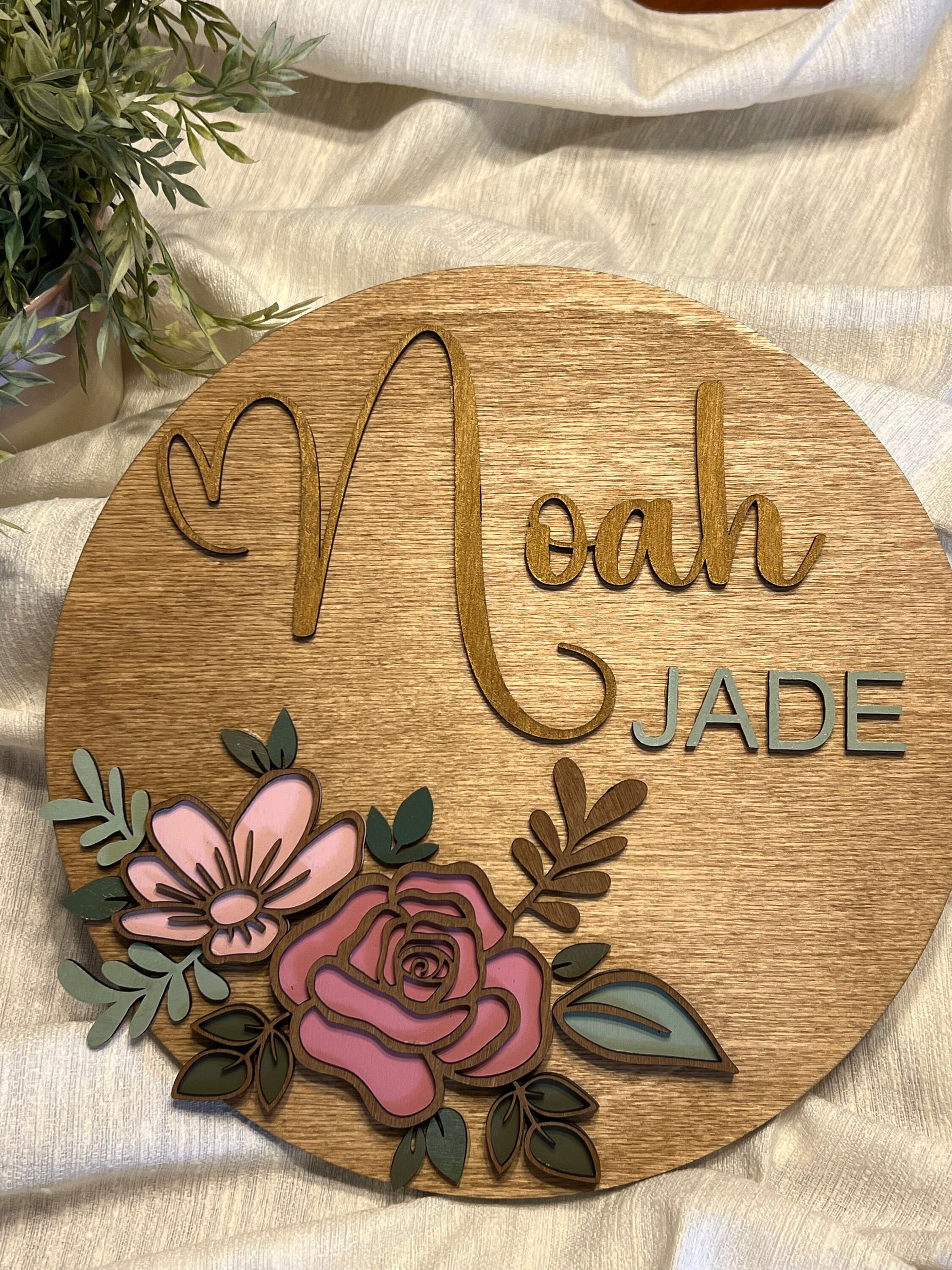 Name Wall Art Childs Name Plate - Etsy