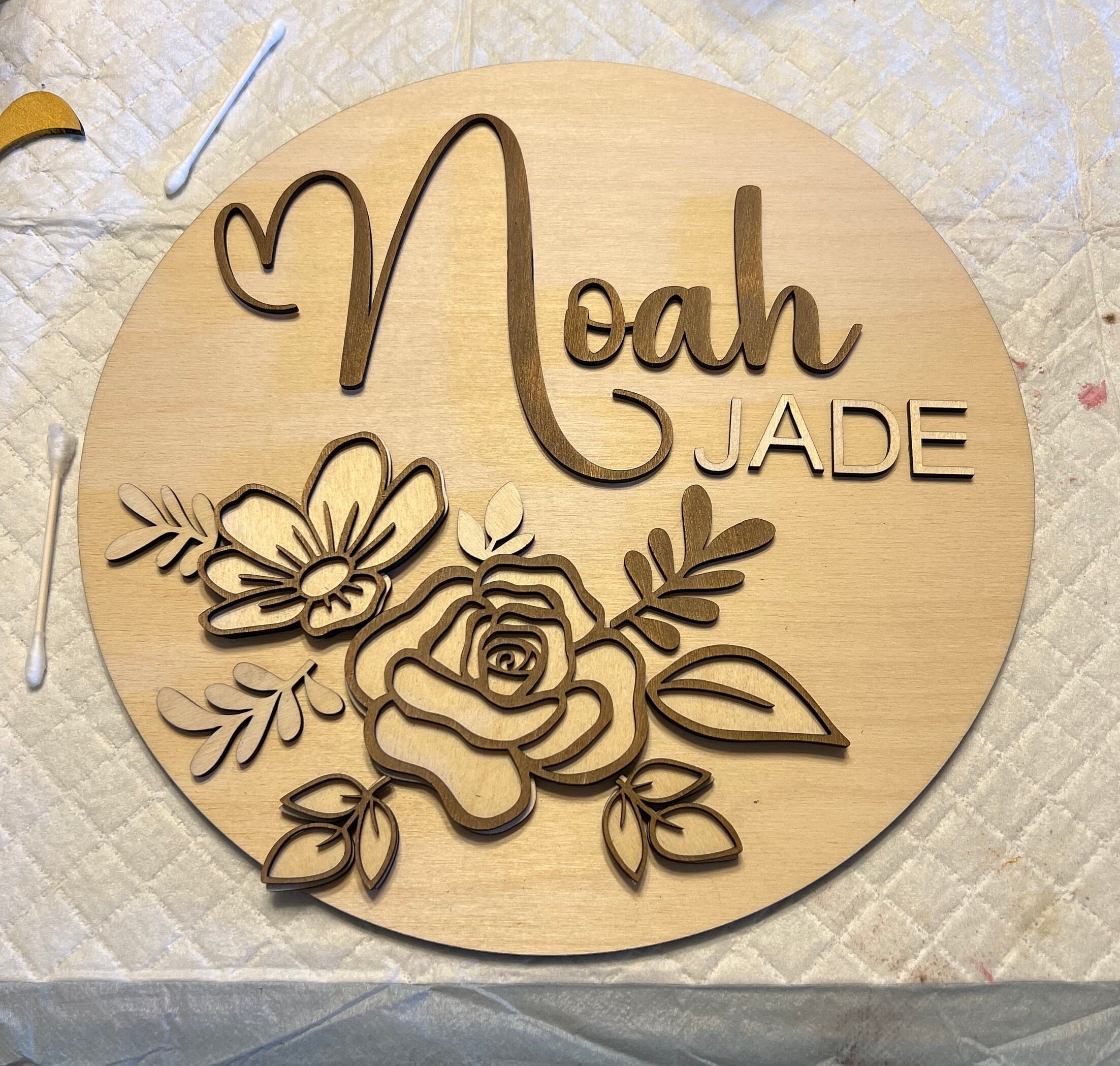 Name Wall Art Childs Name Plate - Etsy