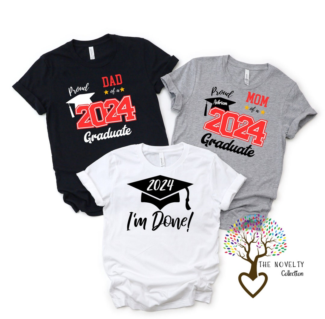 Personalized Graduation Family Shirt, Matching Family Graduate Shirt ...