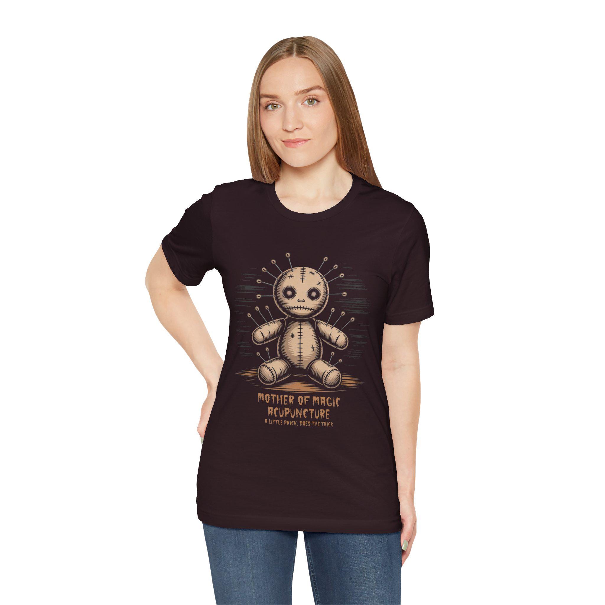 Mother of Magic Acupuncture Shirt, Voodoo Doll Graphic Tee, Gothic ...