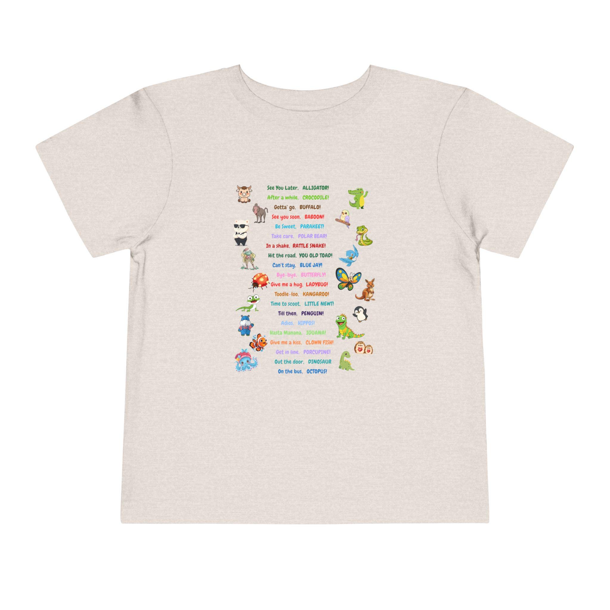 See You Later Alligator T Shirt, Kids Goodbye Animal Sayings Tee, Funny ...