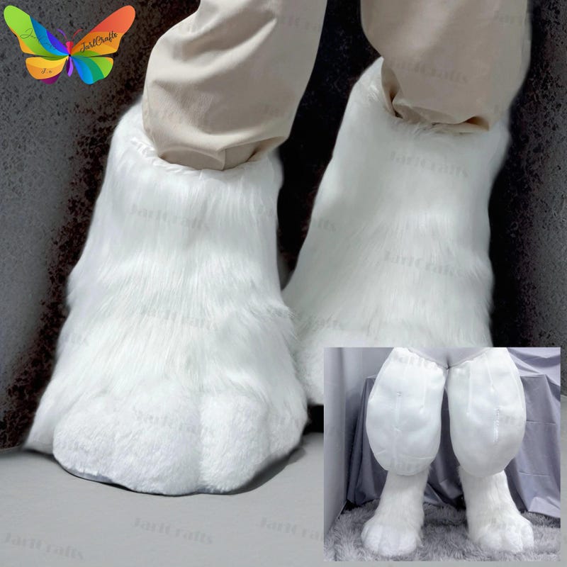 Furry Feet Paws - Etsy