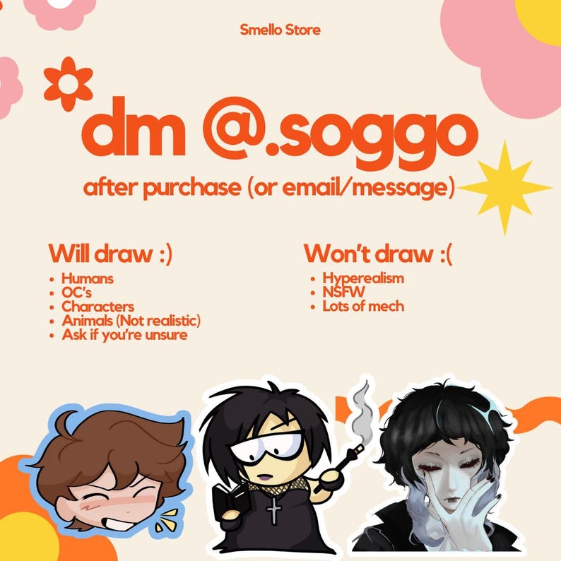 Commissioned Custom Stickers Smellostore (SP Style, Simple + Complex ...