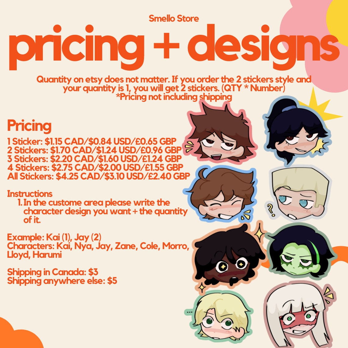 Ninja Headshot Stickers Smellostore - Etsy