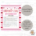 Valentines Printable DIY Cookie Kit Card | Printable Instructions Card ...