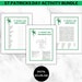 St. Patrick's Day Printable Kids Activity Bundle St Patricks Day ...