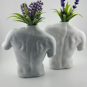 Statue of David Torso Vase | Eco-friendly 3D Printed Planter for ...