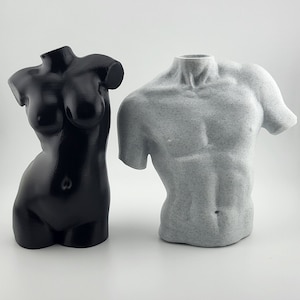 Statue of David Torso Vase and Confident Women Body Flower Vase Combo ...