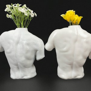 Statue of David Torso Vase | Eco-friendly 3D Printed Planter for ...