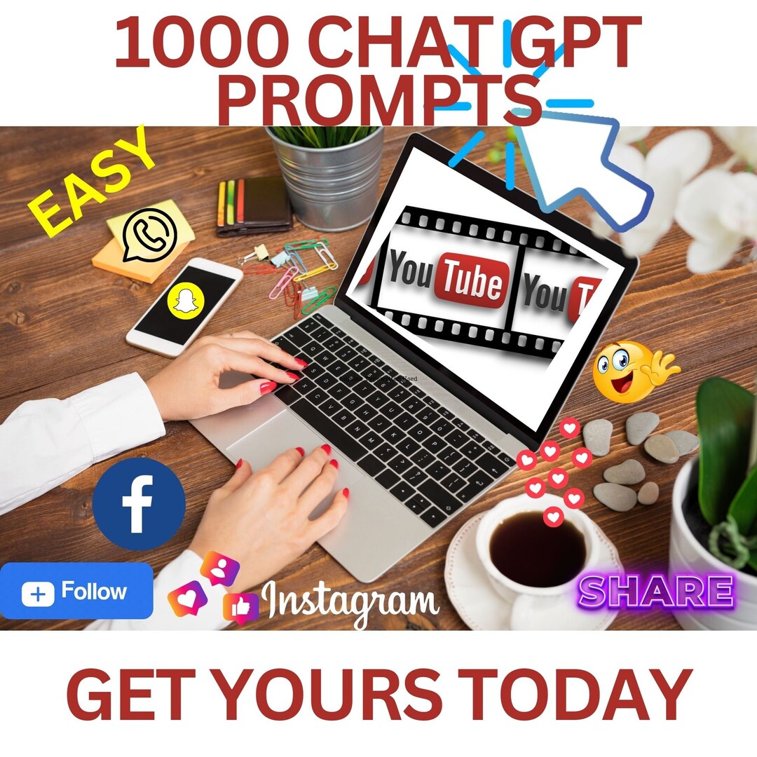 1000 CHAT GPT PROMPTS - Etsy