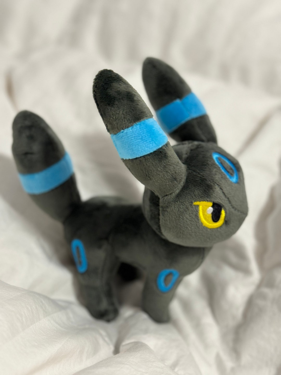 Pokemon Eevee Shiny Umbreon Blue Plush Stuffed Animal - Etsy