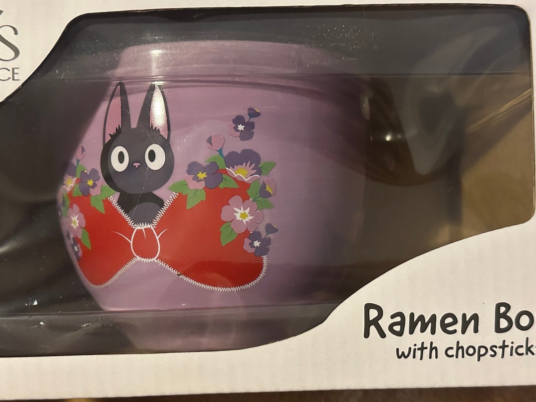 Our Universe Studio Ghibli Kiki's Delivery Service Jiji Bow Ramen Bowl ...
