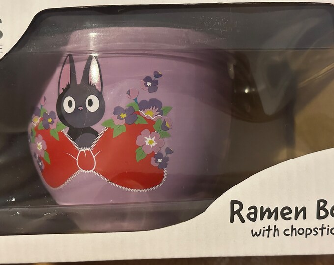 Our Universe Studio Ghibli Kiki's Delivery Service Jiji Bow Ramen Bowl ...