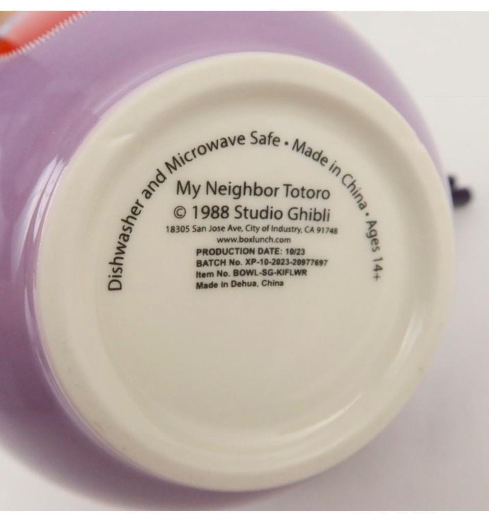 Studio Ghibli Kiki’s Delivery Service Ramen Bowl Chopsticks Ceramic ...