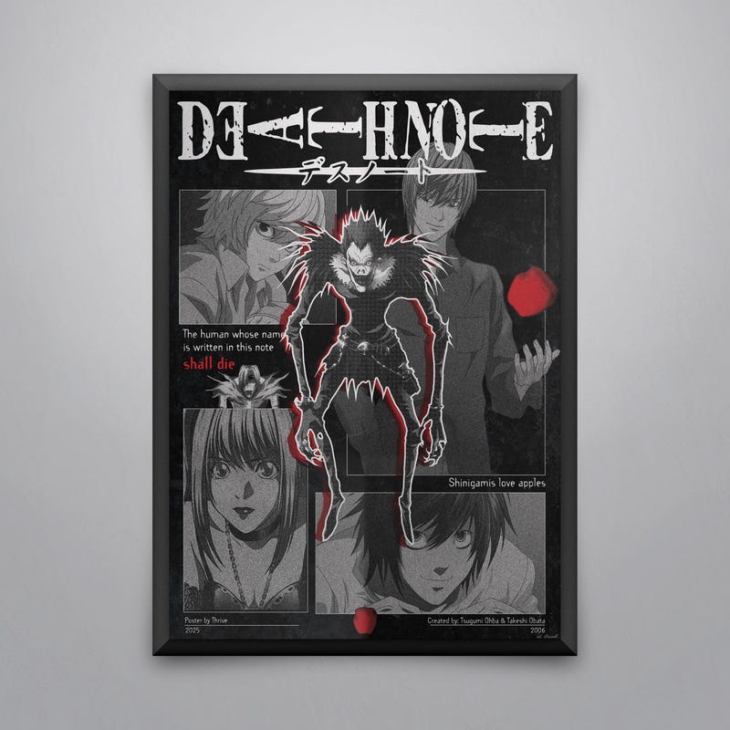 Death Note Poster - Etsy