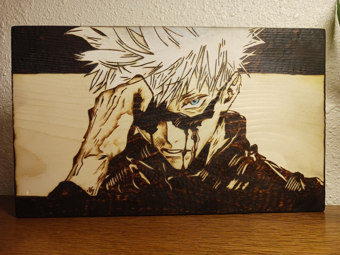 Battle Torn Gojo Jujutsu Kaisen Anime - Etsy