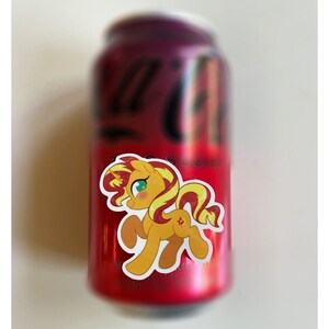 Sunset Shimmer MLP Chibi 2" Glossy Vinyl Sticker - Etsy