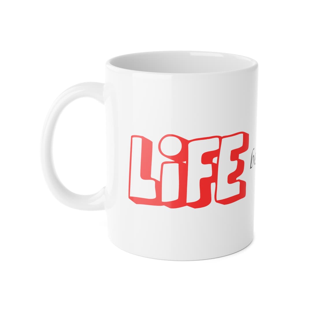Life Begins After Coffee Mug, White Ceramic Mug, 11oz - Etsy
