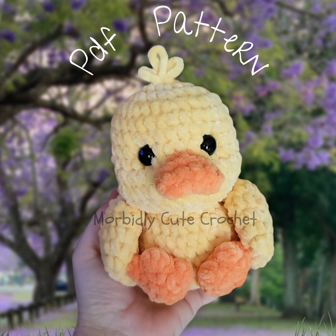 Mini Barnyard Duck Crochet Pdf Pattern Low Sew and Easy - Etsy