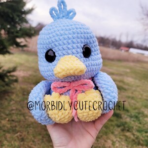 Barnyard Duck Crochet Pdf Pattern With Mallard and Chicken Mods - Etsy