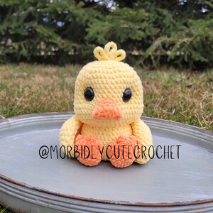 Barnyard Duck Crochet Pdf Pattern With Mallard and Chicken Mods - Etsy