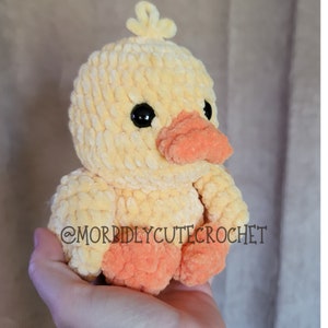 Mini Barnyard Duck Crochet Pdf Pattern Low Sew and Easy - Etsy