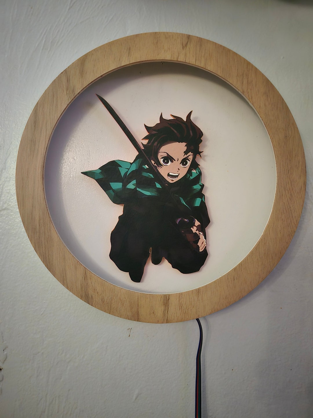Demon Slayer Tanjiro Kamado Led Lamps. - Etsy