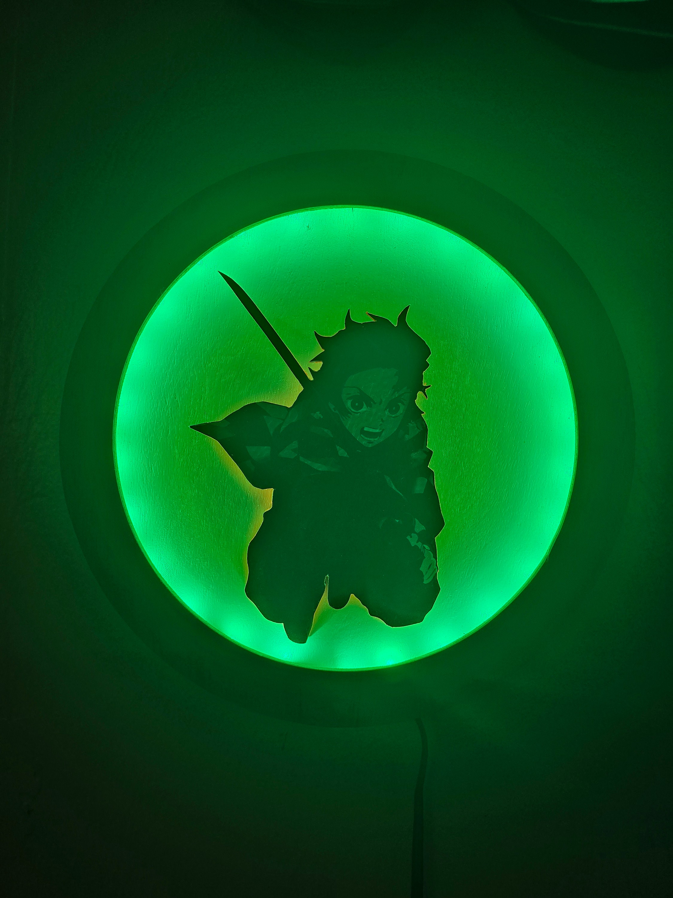 Demon Slayer Tanjiro Kamado Led Lamps. - Etsy