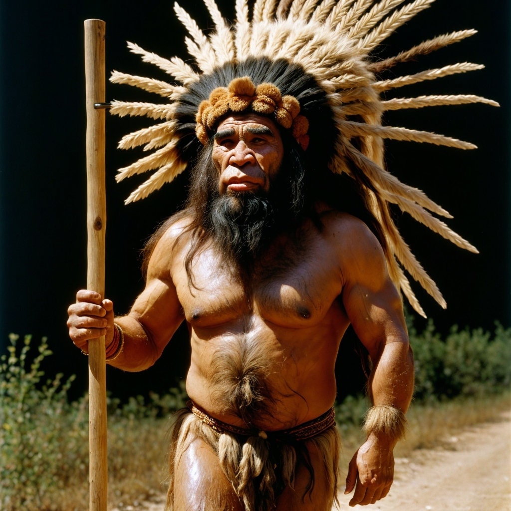 Neanderthal Realism: Photographic Journey Into Prehistoric Times - Etsy