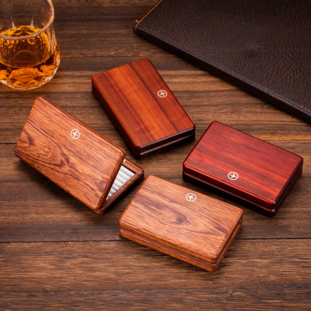 German High-end Wooden Cigarette Box Retro Custom Gift Medieval ...