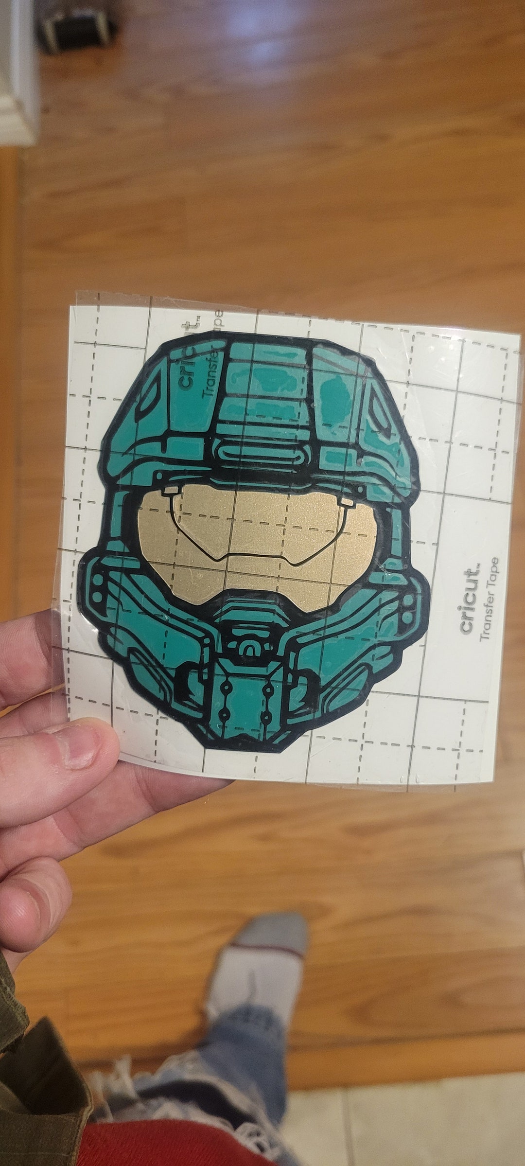 Halo Master Chief Vinyl Sticker - Etsy