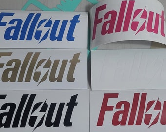 Fallout Sticker Pack of 4 - Etsy
